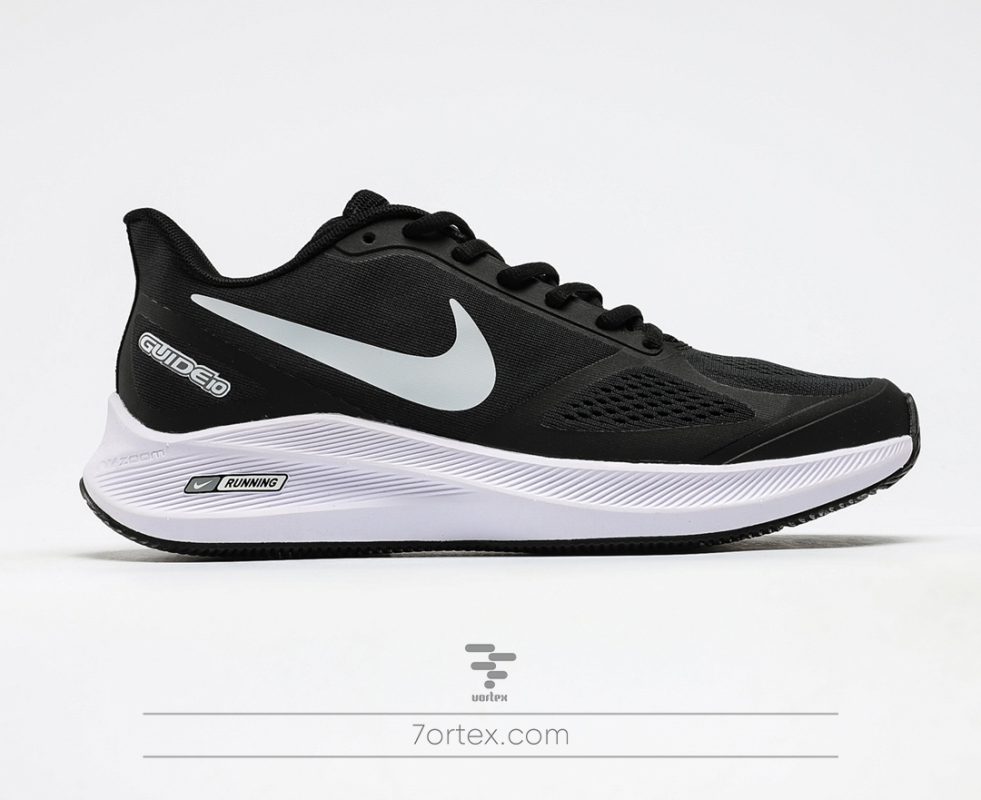 کتونی نایکی گاید10 مدل Nike Zoom winflo 7x Black White - ورتکس