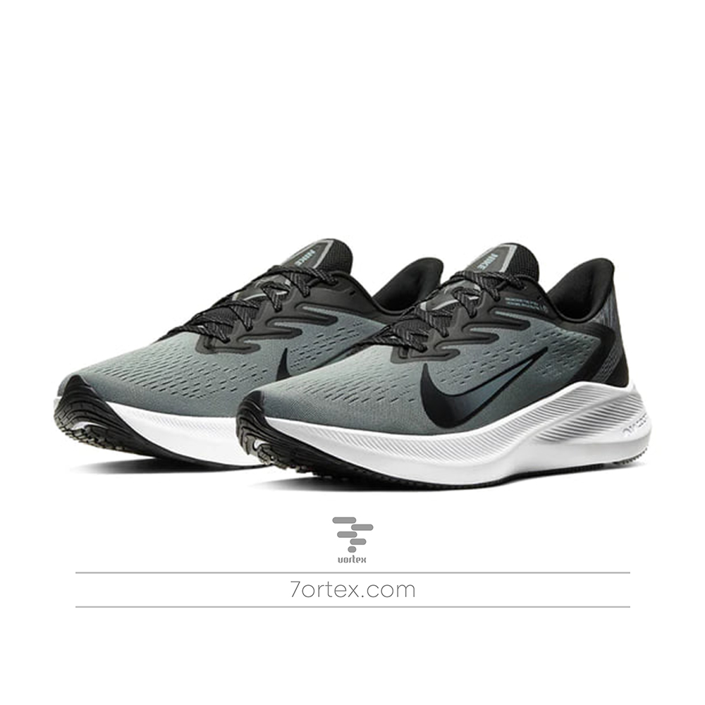 کتونی نایکی وینفلو7 مدل Nike Air Zoom Winflo 7 Grey - ورتکس